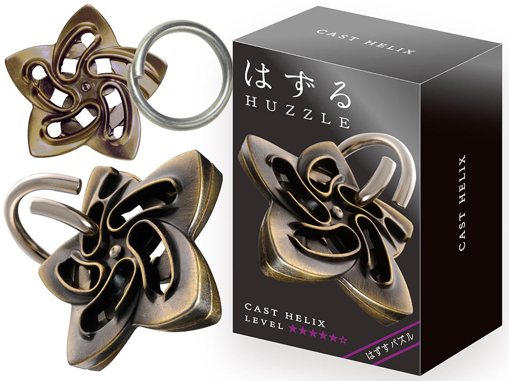 Hanayama Cast Puzzle - Level 5 Helix – Games and Things Miranda